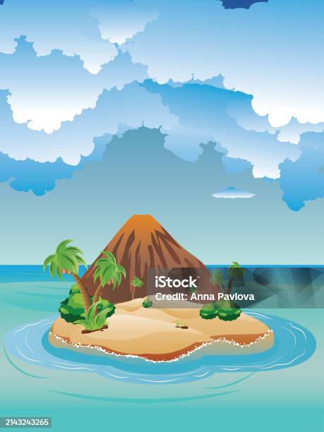 Cartoon Volcano Island Stock Illustration - Download Image Now ... Cartoon Volcano Island Stock Illustration - Download Image Now ...