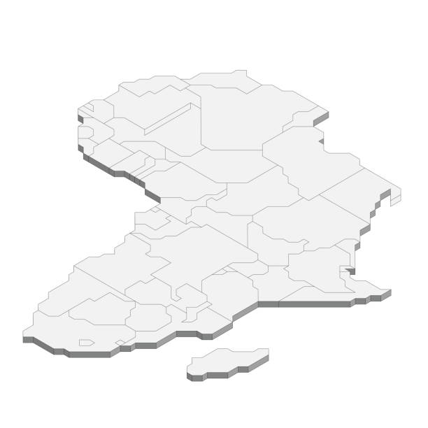 1 300 Blank Political Map Of Africa Stock Illustrations Royalty Free