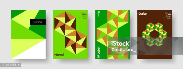 Tata Letak Banner Modern Template Laporan Abstrak Desain Sampul Buku