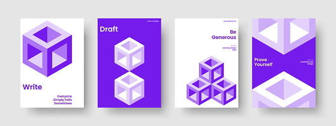 Tata Letak Poster Geometris Desain Banner Modern Template Latar