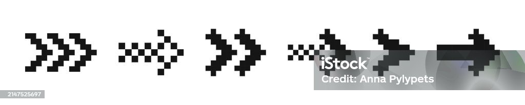 8 Bit Pixel Arrows Vector Icon Set Pixel Arrows Vector Pixelart Arrows ... 8 Bit Pixel Arrows Vector Icon Set Pixel Arrows Vector Pixelart Arrows ...