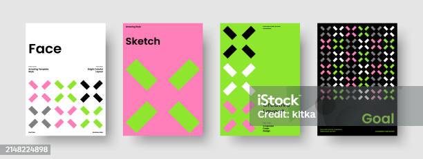 Desain Brosur Modern Tata Letak Presentasi Bisnis Kreatif Template