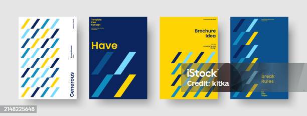 Tata Letak Banner Terisolasi Template Poster Geometris Desain Flyer