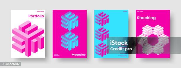 Desain Laporan Geometris Tata Letak Sampul Buku Modern Template Poster