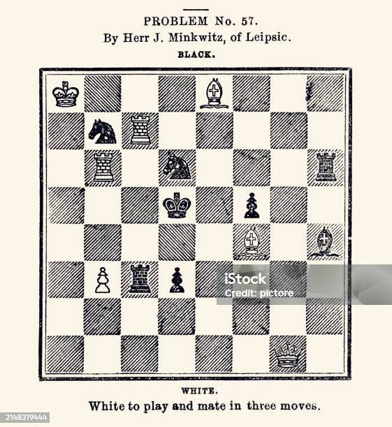 Checkmate In Three Moves Stock Illustration - Download Image Now - 1872 ... Checkmate In Three Moves Stock Illustration - Download Image Now - 1872 ...