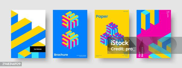 Template Brosur Terisolasi Tata Letak Poster Abstrak Desain Flyer