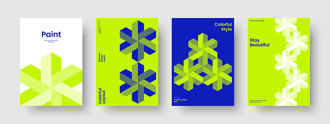 Desain Sampul Buku Modern Tata Letak Latar Belakang Geometris Template