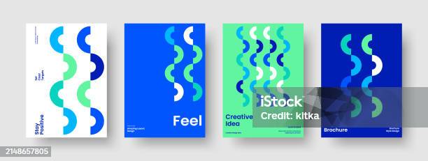 Desain Brosur Kreatif Tata Letak Latar Belakang Abstrak Template Sampul