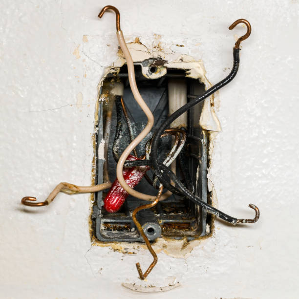 Free Stock Photo of Exposed electrical wires in a white wall | Download ...