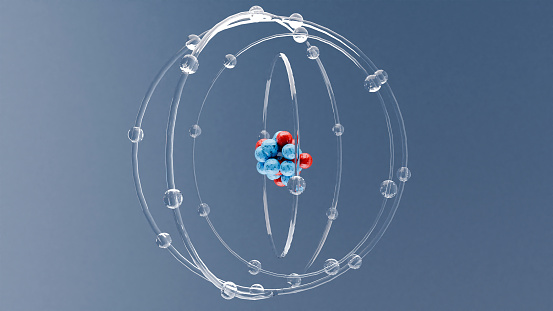 Atom Anatomy Atomic Model Or Structure Electrons Orbiting The Nucleus
