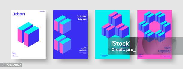 Template Brosur Abstrak Desain Laporan Terisolasi Tata Letak Poster