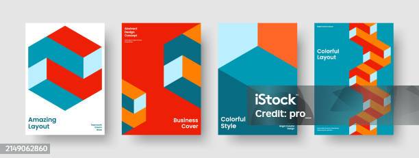 Tata Letak Poster Geometris Desain Banner Kreatif Template Flyer Modern