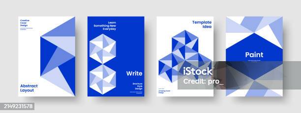 Template Sampul Buku Terisolasi Desain Poster Abstrak Tata Letak Latar