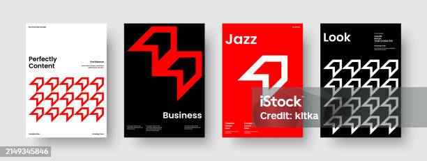 Template Banner Geometris Desain Brosur Abstrak Tata Letak Laporan