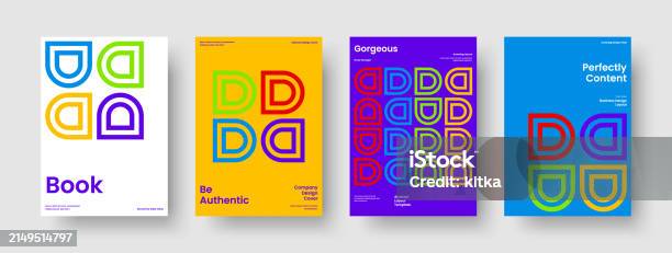 Tata Letak Poster Kreatif Template Presentasi Bisnis Modern Desain