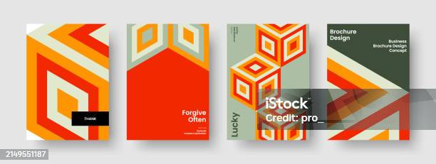 Template Brosur Terisolasi Tata Letak Poster Modern Desain Laporan