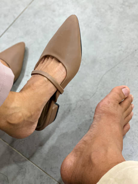 Free Stock Photo of Close Up of Two Peoples Feet in High Heels ...