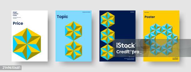 Template Flyer Kreatif Desain Brosur Modern Tata Letak Latar Belakang