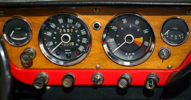 Free Stock Photo of Vintage car dashboard in vibrant colors | Download ...