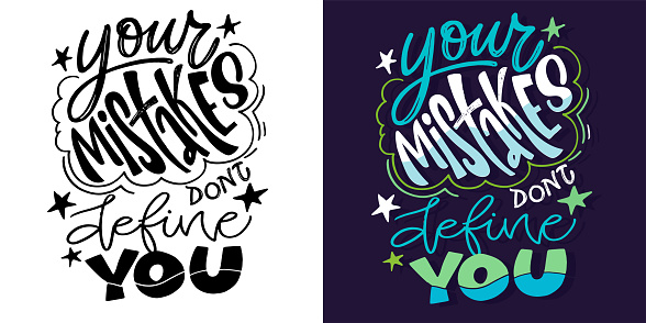 Funny Lettering Hand Drawn Doodle Quote Lettering Tshirt Design 100 Vector Stock Illustration