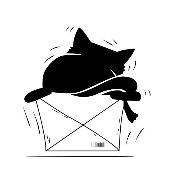 410 Silhouette Of The Cat Lying Down Stock Illustrations Royalty Free Vector Graphics And Clip