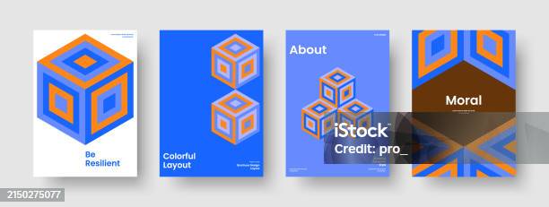 Desain Laporan Geometris Template Sampul Buku Abstrak Tata Letak Latar