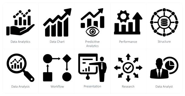 320 Data Analyst Ilustrasi Grafik Vektor And Clip Art Bebas Royalti