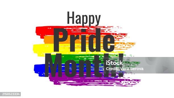 Lgbtq Banner With Symbols Celebrating Pride Month Lgbtqiaの文化のベクターアート
