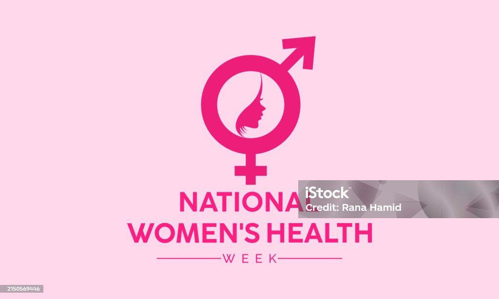 National Womens Health Week Health Awareness Vector Illustration