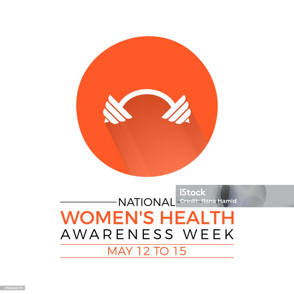 National Womens Health Week Health Awareness Vector Illustration