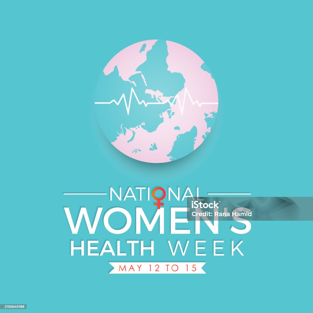 National Womens Health Week Health Awareness Vector Illustration