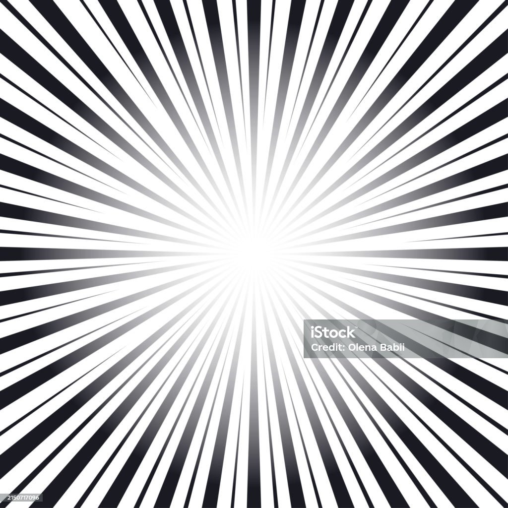 Sun Rays Vector Abstract Background Stock Illustration Download Image