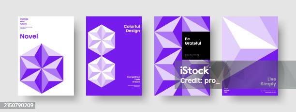 Template Laporan Terisolasi Tata Letak Flyer Abstrak Desain Brosur