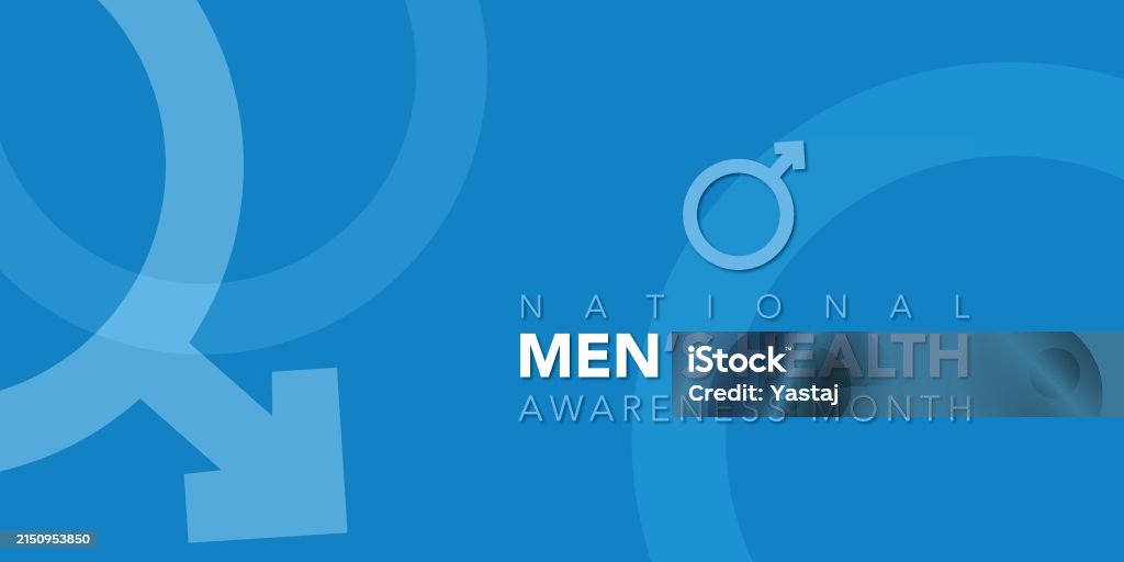 Vector Illustration On The Theme Of Mens Health Awareness Month