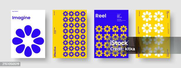 Desain Poster Kreatif Template Sampul Buku Geometris Tata Letak Banner