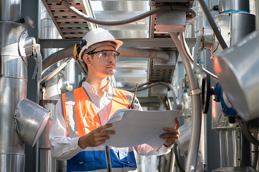 Engineers Are Inspecting A Large Building Or Industrial Facilitys ... Engineers Are Inspecting A Large Building Or Industrial Facilitys ...