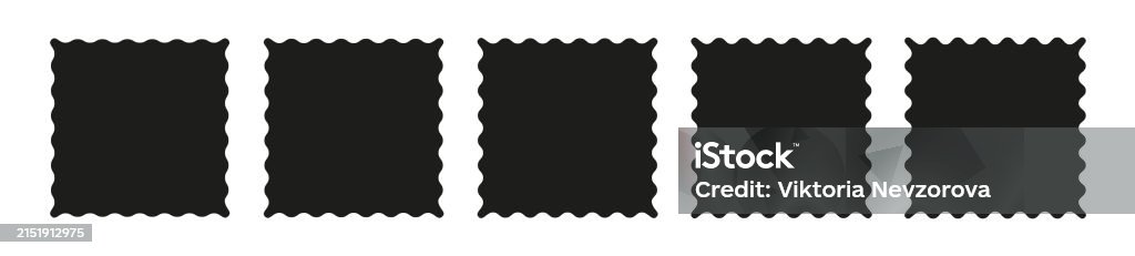 Ilustración de Marcos Ondulados Rectangulares Y Cuadrados Bordes ... Ilustración de Marcos Ondulados Rectangulares Y Cuadrados Bordes ...