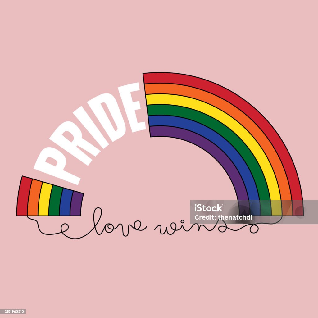 Lgbt Pride Month And Diversity Concept Background Decorated With