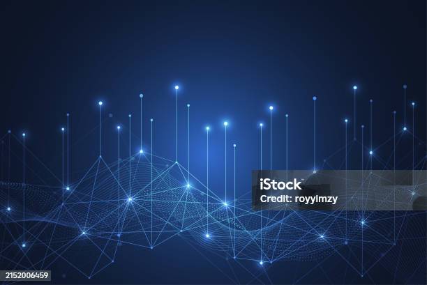 Big Data Visualization Abstract Technology Innovation Communication