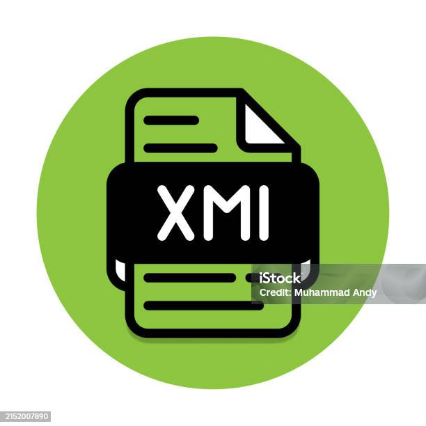 Xml File Type Icon Document Or Files Data Extension Format With Black