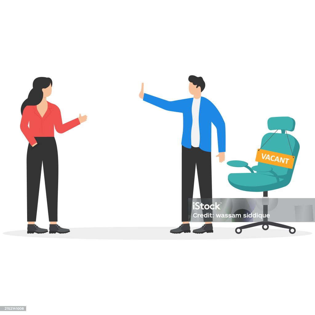 Gender Inequality In Career Opportunities For Men And Women Concept Of