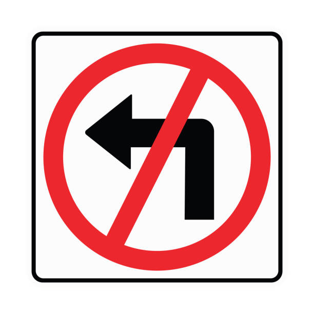 Free Stock Photo of No left turn sign | Download Free Images and Free ...