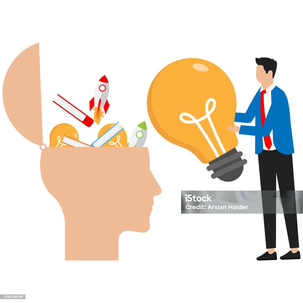 Ilustración de Aprenda Cosas Nuevas O Desarrolle Conocimientos Para ... Ilustración de Aprenda Cosas Nuevas O Desarrolle Conocimientos Para ...