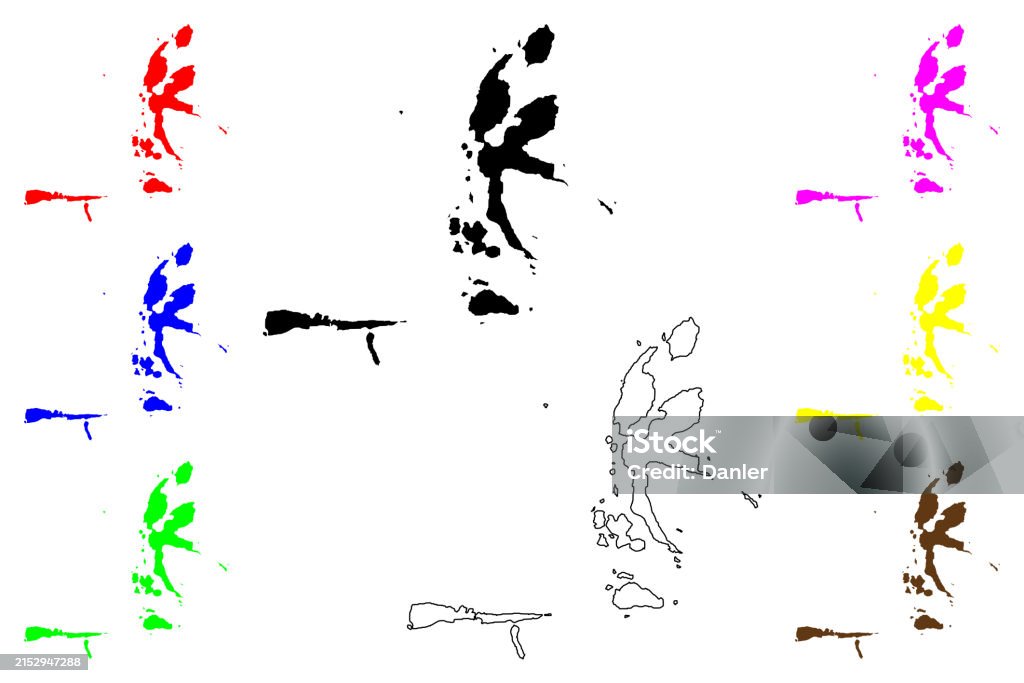North Maluku Map Vector Illustration Scribble Sketch Maluku Utara Map ... North Maluku Map Vector Illustration Scribble Sketch Maluku Utara Map ...