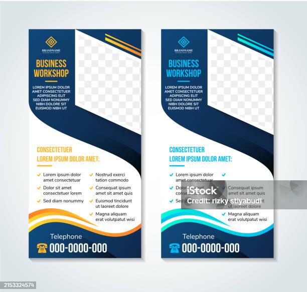Desain Koleksi Untuk Bisnis Worshop Gulung Template Banner Halaman