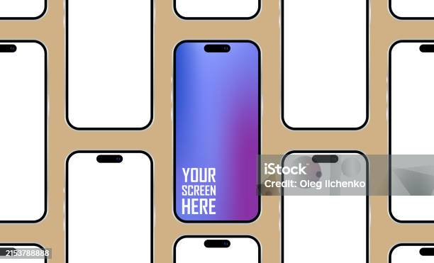 Mockup Smartphone Berkualitas Tinggi Dengan Sudut Yang Berbeda Dan