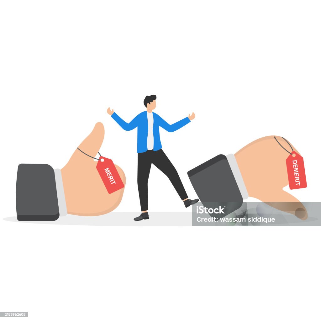 Demerit And Merit Evaluation Concept Advantage And Disadvantage In