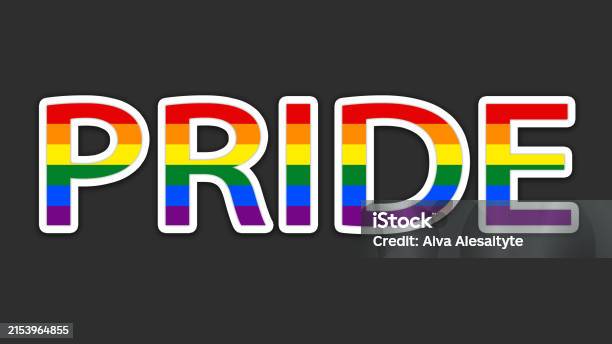 Ilustración De Feliz Mes Del Orgullo Lgbt Arco Iris Bandera Del Orgullo