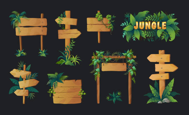 2300 Vector Wooden Game Ui Stock Illustrations Royalty Free Vector