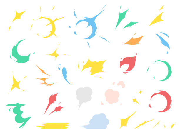 Comic motion effect Clipart Vector PNG , SVG, EPS, PSD, AI